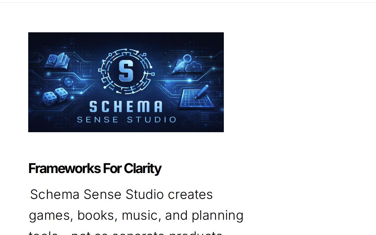 Schema Sense Studio
